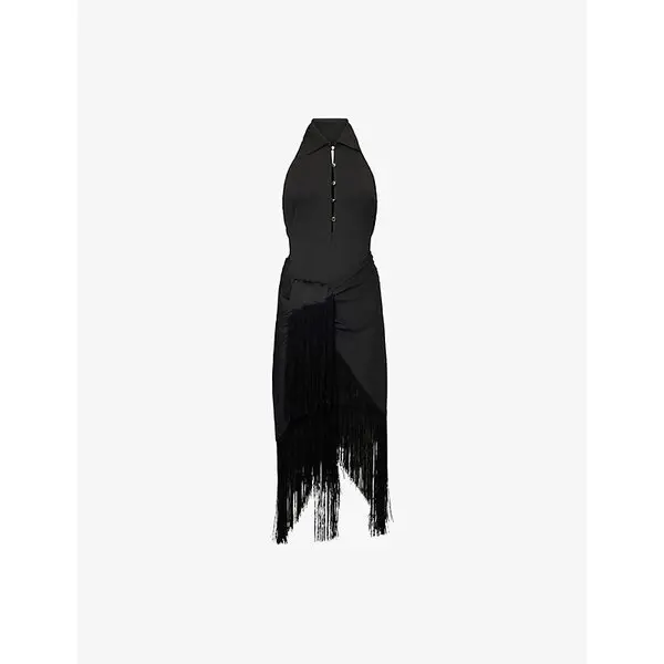 TALLER MARMO Grand Tropicana Polo Swimsuit - Black