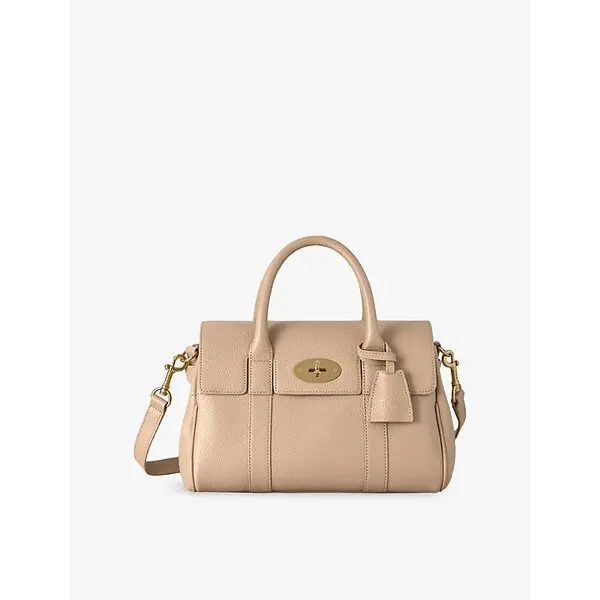 Mulberry Bayswater Small Leather Satchel - Crumpet