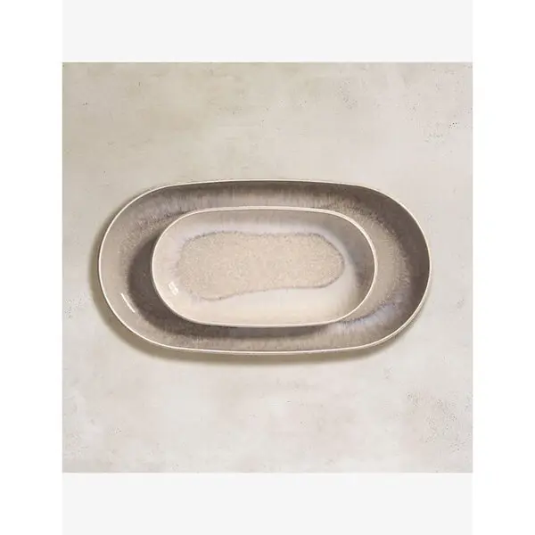 LIKE. BY VILLEROY & BOCH Perlemor Porcelain Serving Platter 34cm