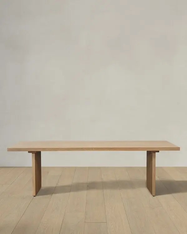 Quince Grand Solid Oak Plank Dining Table - Amber Oak
