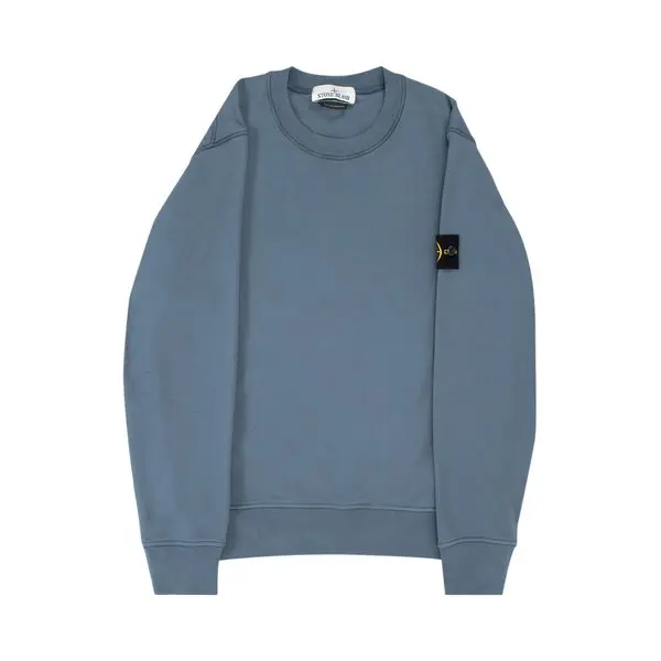 Stone Island Classic Fleece Sweatshirt - Blue
