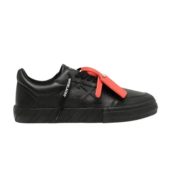 Off-White Vulc Leather Sneaker - Black