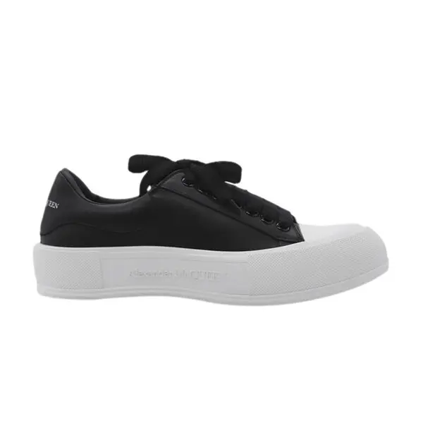Alexander McQueen Deck Lace Plimsoll - Black