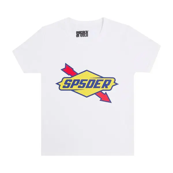 SP5DER The Spot Baby Tee - White