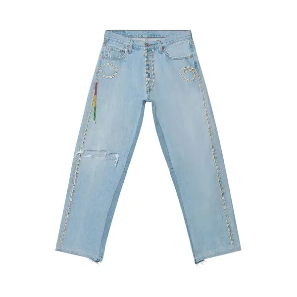 BARRIERS Cowrie Shell Denim Jeans