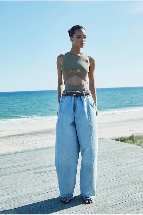 Yigal Azrouël Keyhole Tank Top