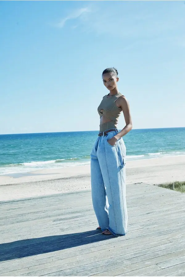 Yigal Azrouël Keyhole Tank Top