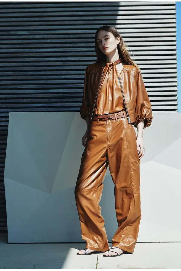 Yigal Azrouël Leather Pants