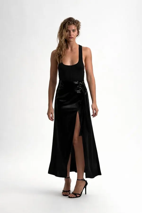 Yigal Azrouël Belted Skirt