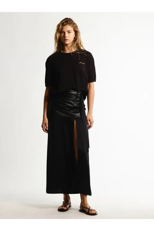 Yigal Azrouël Belted Skirt