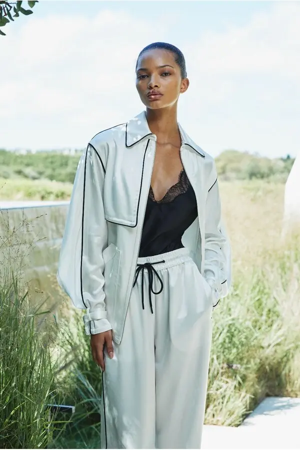Yigal Azrouël Isla Silk Jacket