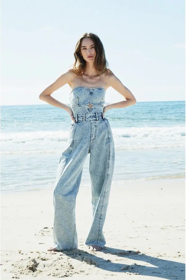 Yigal Azrouël Roxy Jumpsuit - Denim