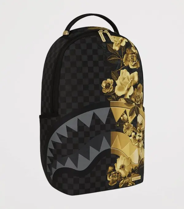 SPRAYGROUND Floral Remix Backpack - Gold