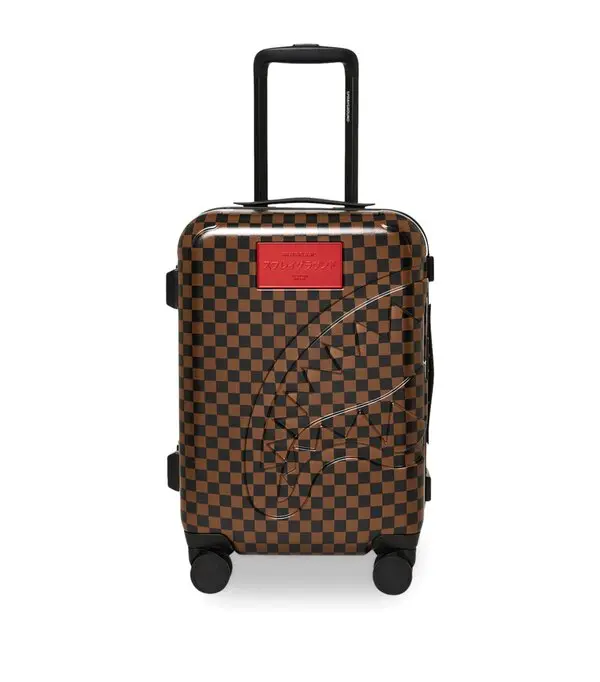 SPRAYGROUND Embossed Check Cabin Suitcase