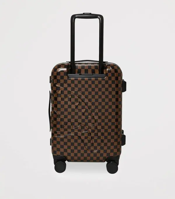 SPRAYGROUND Embossed Check Cabin Suitcase