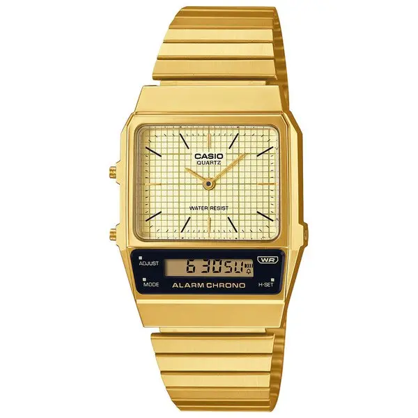 Casio Vintage Dial Watch 40.7mm X 32.1mm - Stainless Steel