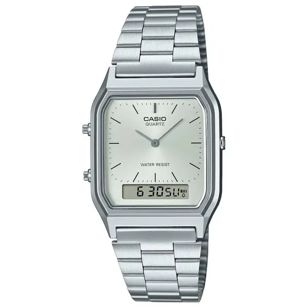 Casio Vintage Dial Watch, 38.8mm X 29.8mm - Resin