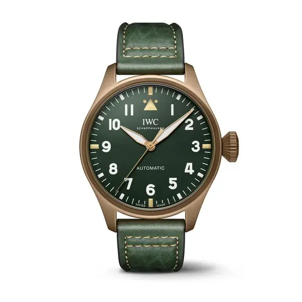 IWC SCHAFFHAUSEN Pre-owned Big Pilot�s Spitfire Green Dial Watch, 43mm,|riw329702#6338424 - Bronze