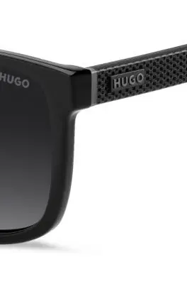 Hugo Sunglasses With Patterned Temples