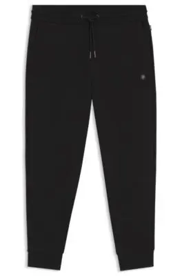 BOSS Cotton-blend Track Pants With Double B Monogram Badge