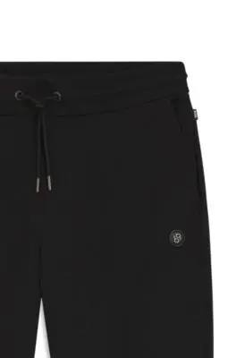 BOSS Cotton-blend Track Pants With Double B Monogram Badge