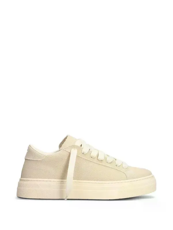 DEMNA Frayed-edge Canvas Sneakers