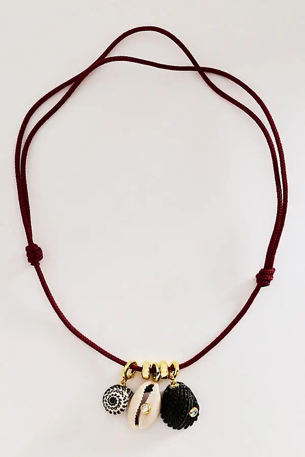 Éliou Drift Necklace - Burgundy