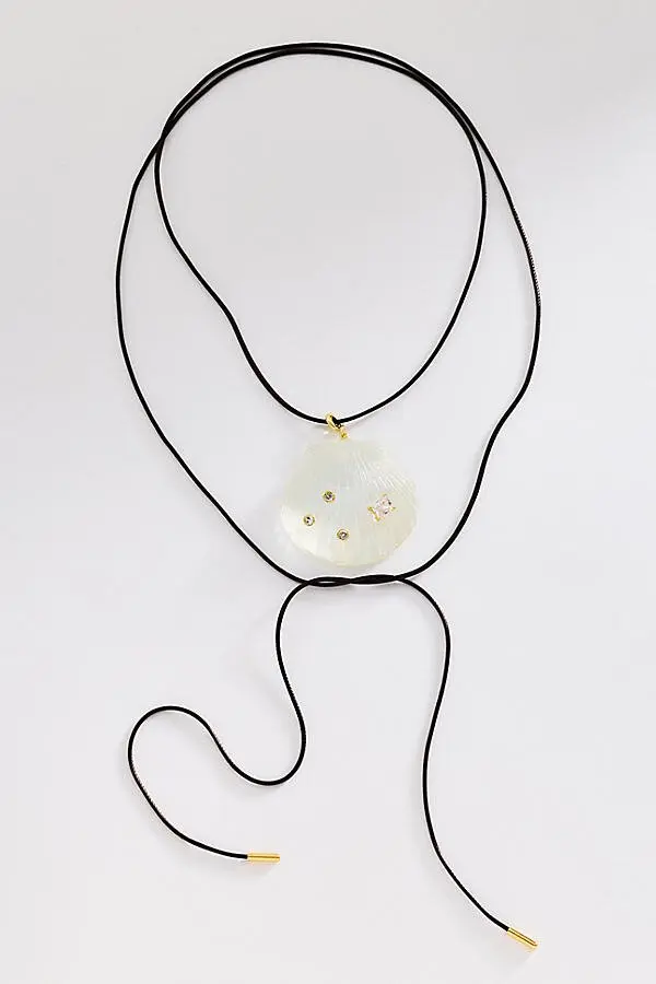 Éliou Vieira Wrap Necklace - Clear