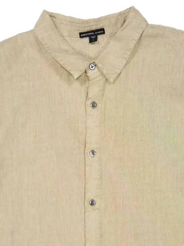 JAMES PERSE Long-sleeve Linen Shirt