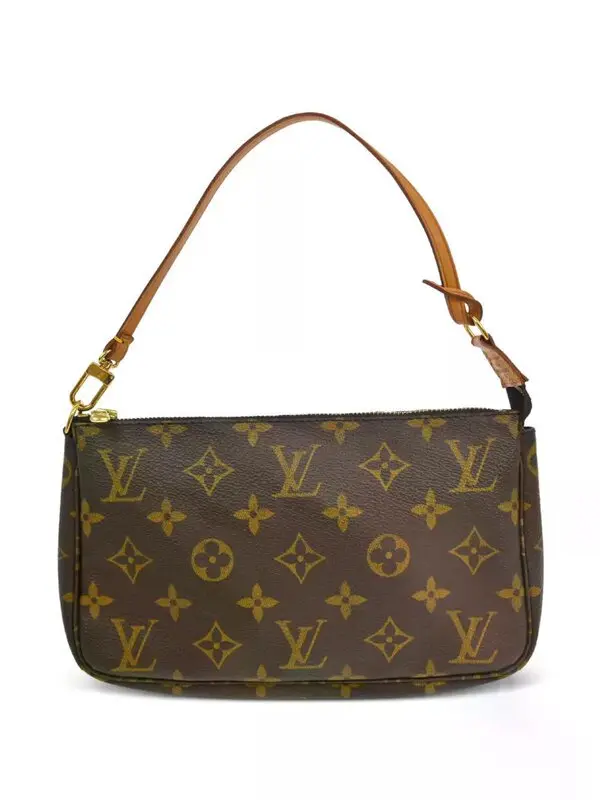LOUIS VUITTON 2001 Monogram Pochette Accessoires - Brown