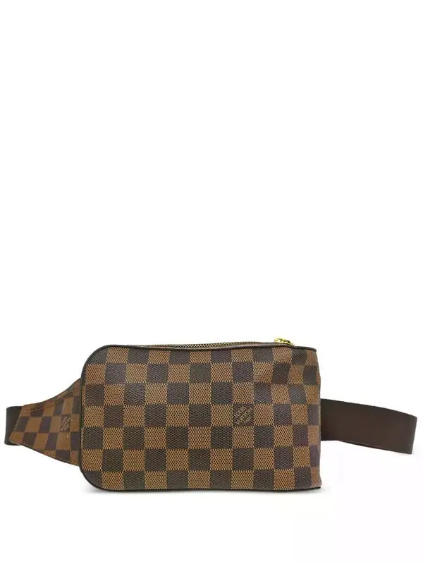 LOUIS VUITTON 2009 Damier Geronimos Belt Bag - Brown