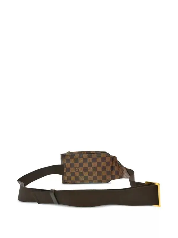 LOUIS VUITTON 2009 Damier Geronimos Belt Bag - Brown