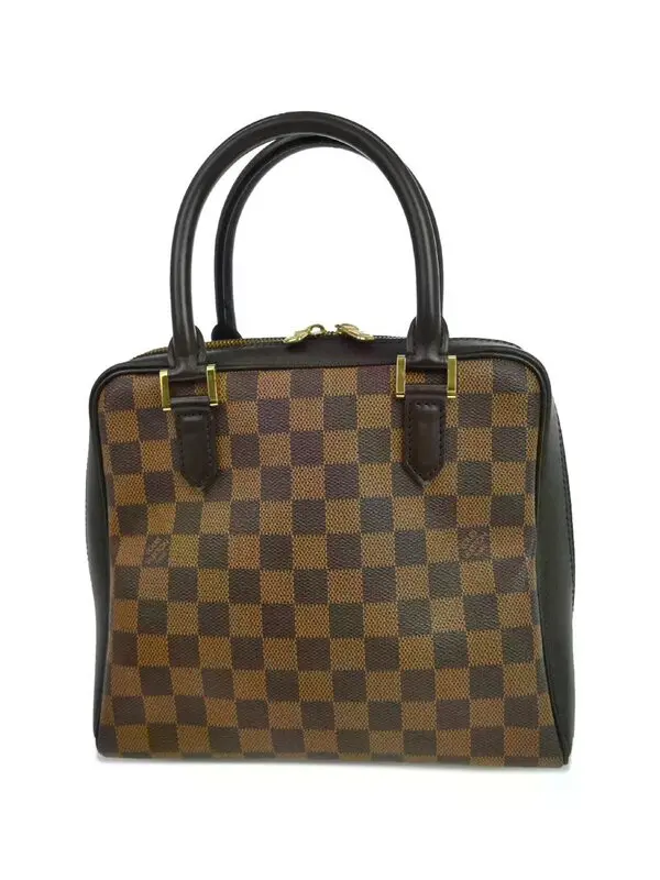 LOUIS VUITTON 1998 Damier Brera Handbag - Brown
