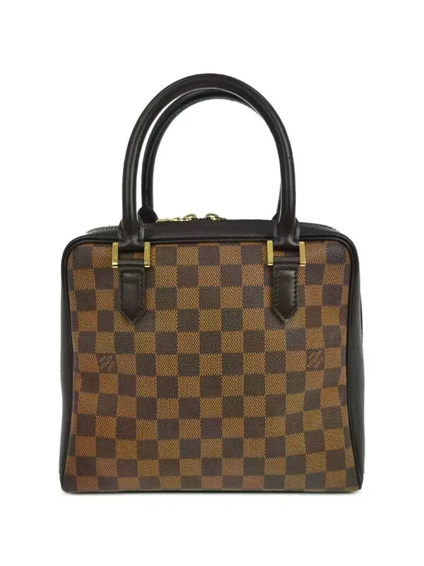 LOUIS VUITTON 1998 Damier Brera Handbag - Brown