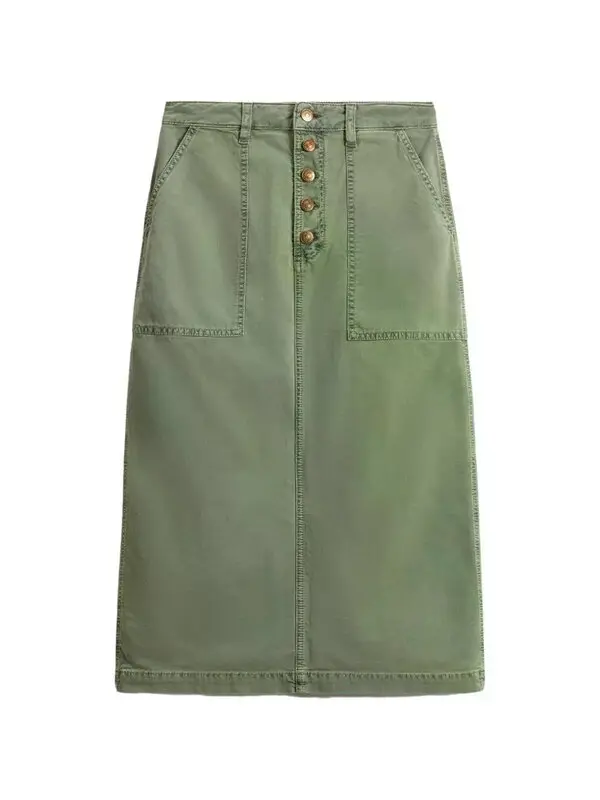 Ulla Johnson Button-up Patch-pocket Skirt