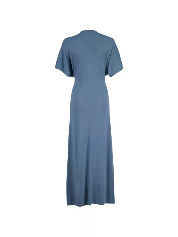 Altuzarra Rene V-neck Dress - Blue