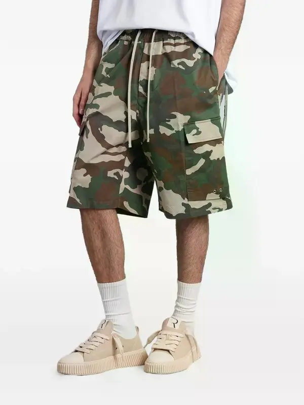STATE OF ORDER Camouflage Print Cargo Shorts