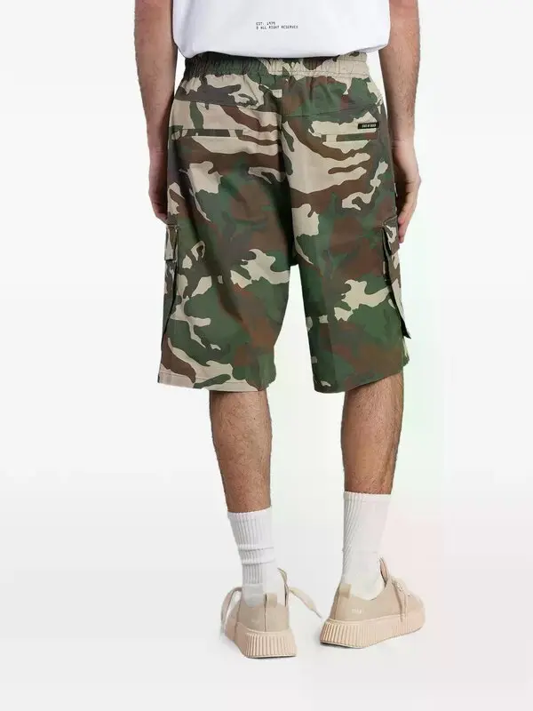 STATE OF ORDER Camouflage Print Cargo Shorts