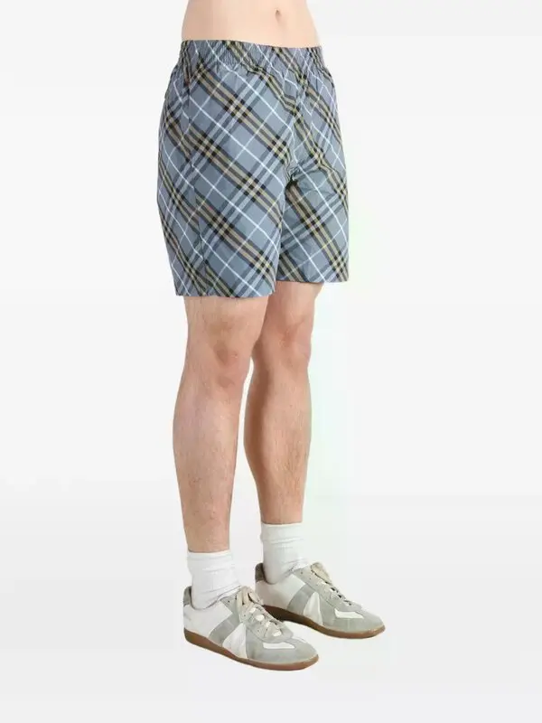 Burberry Check-pattern Swim Shorts