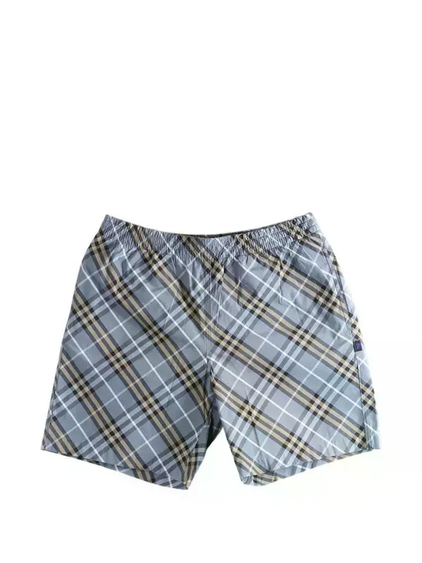 Burberry Check-pattern Swim Shorts
