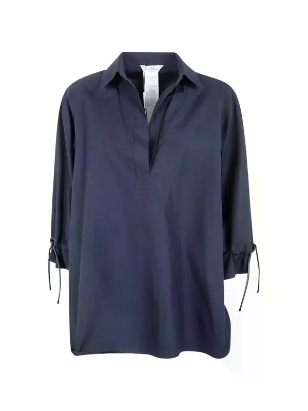 Max Mara Drawstring-cuff Popover Shirt