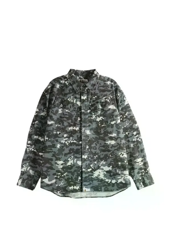 A BATHING APE Digital-camouflage-print Shirt