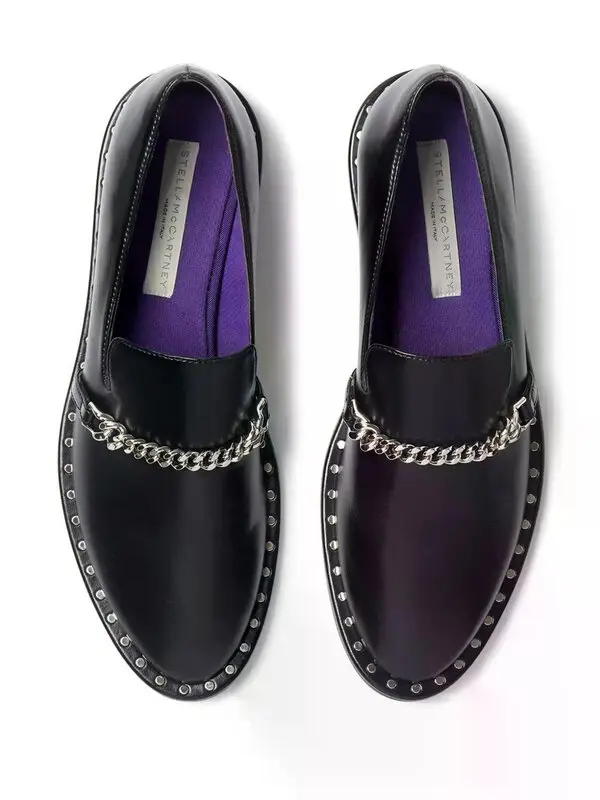 Stella McCartney Falabella Chain-embellished Loafers