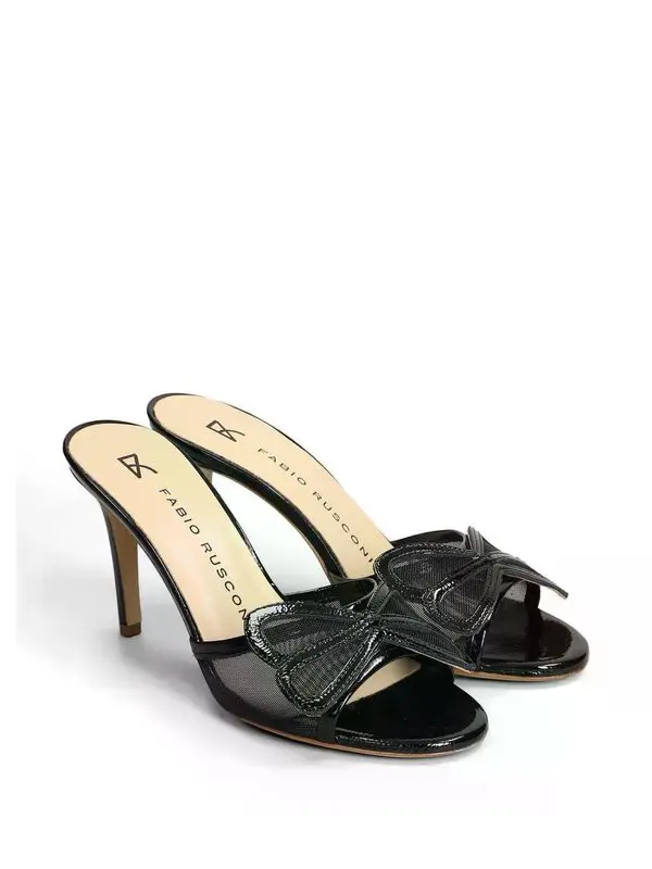 FABIO RUSCONI Bow-detail Mesh Mules