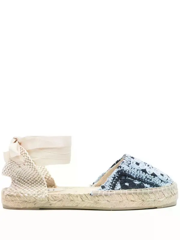 Manebí Crochet-knit Espadrilles