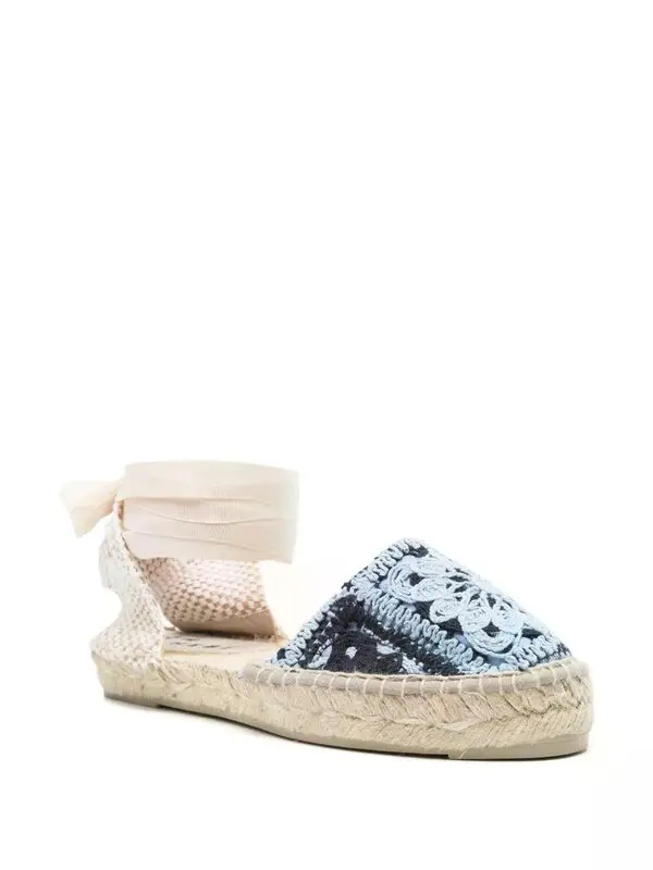 Manebí Crochet-knit Espadrilles