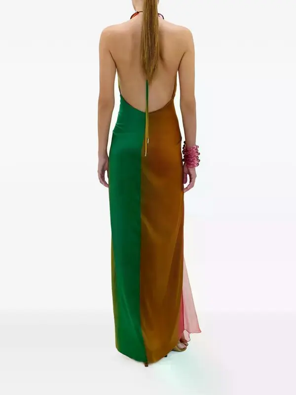 Silvia Tcherassi Halter Twisted Dress