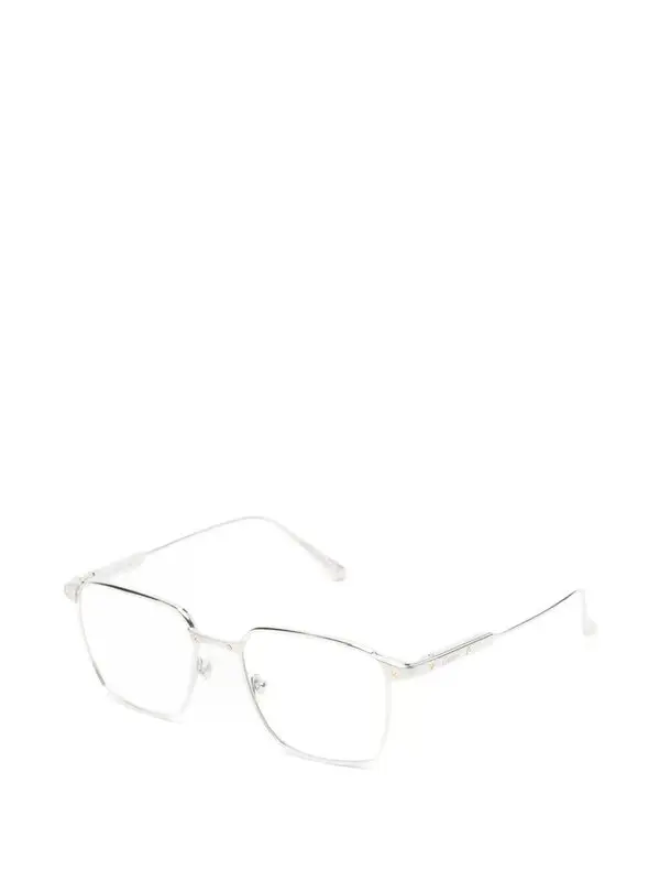 Cartier Rectangle-frame Glasses - Silver