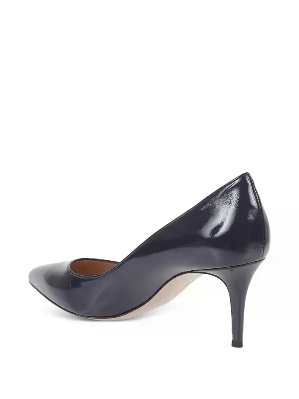 GIANVITO ROSSI 70mm Patent Leather Pointed Toe Heeled Pumps