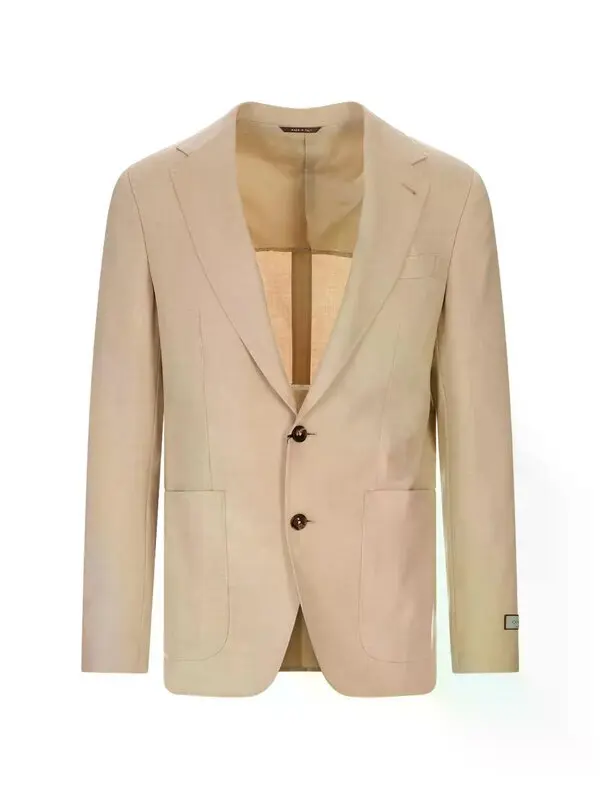 Canali Single-breasted Patch-pocket Blazer